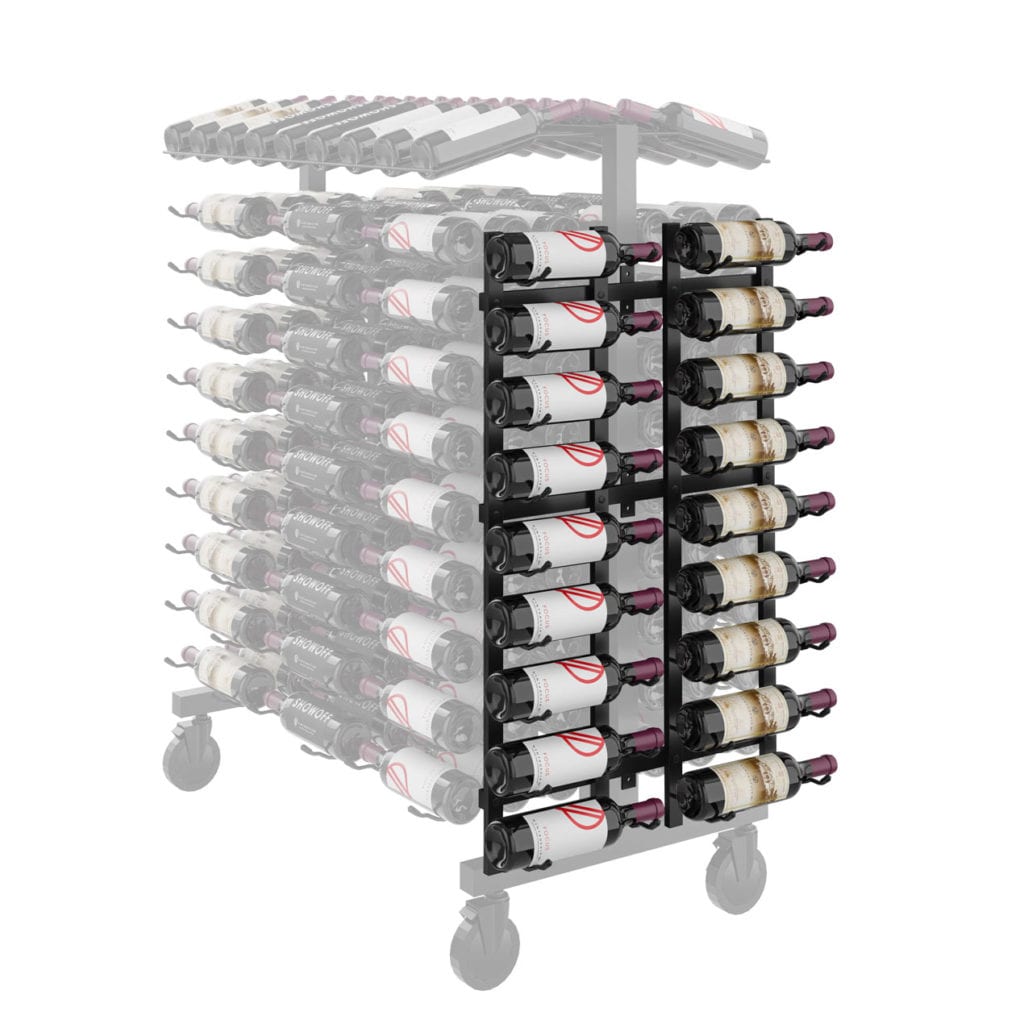 Island Display Rack End Cap (18 to 24 bottles) - Vino Racking